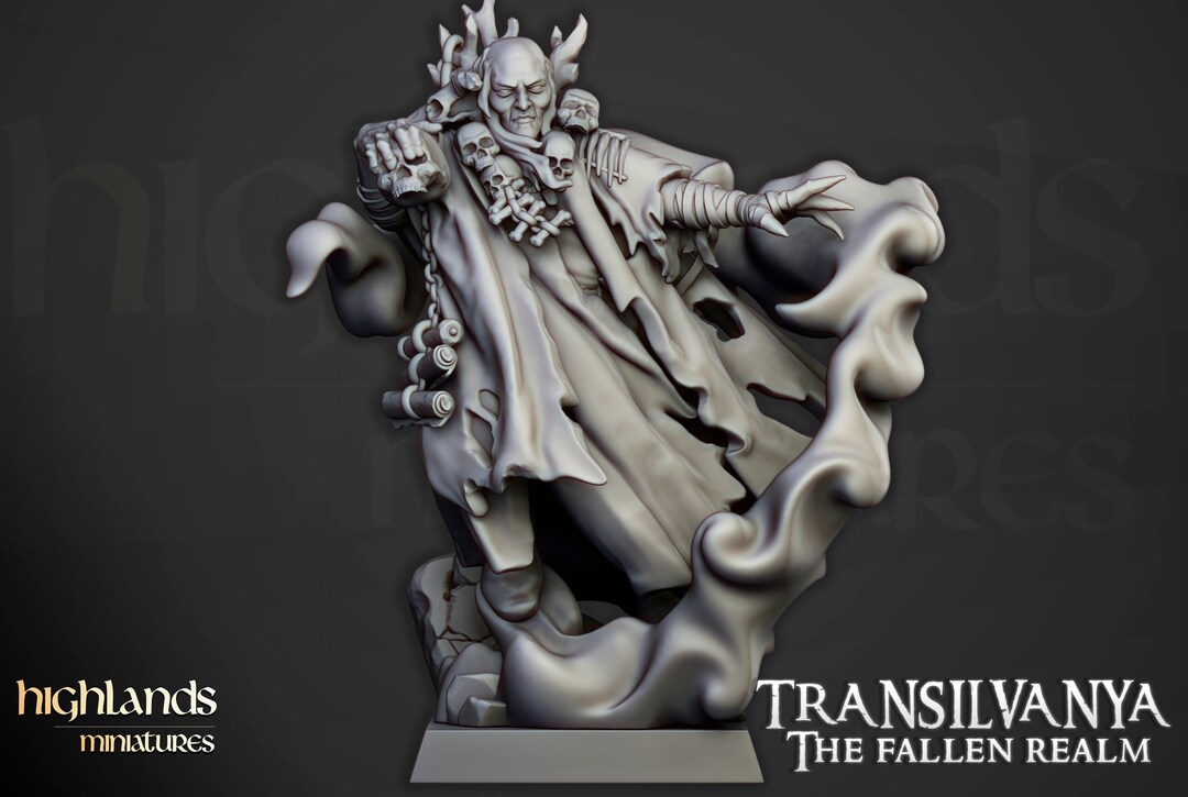 Necromancer, Highlands Miniatures - Etsy