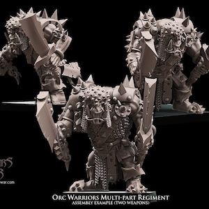 Orc Warriors, Avatars of War - Etsy