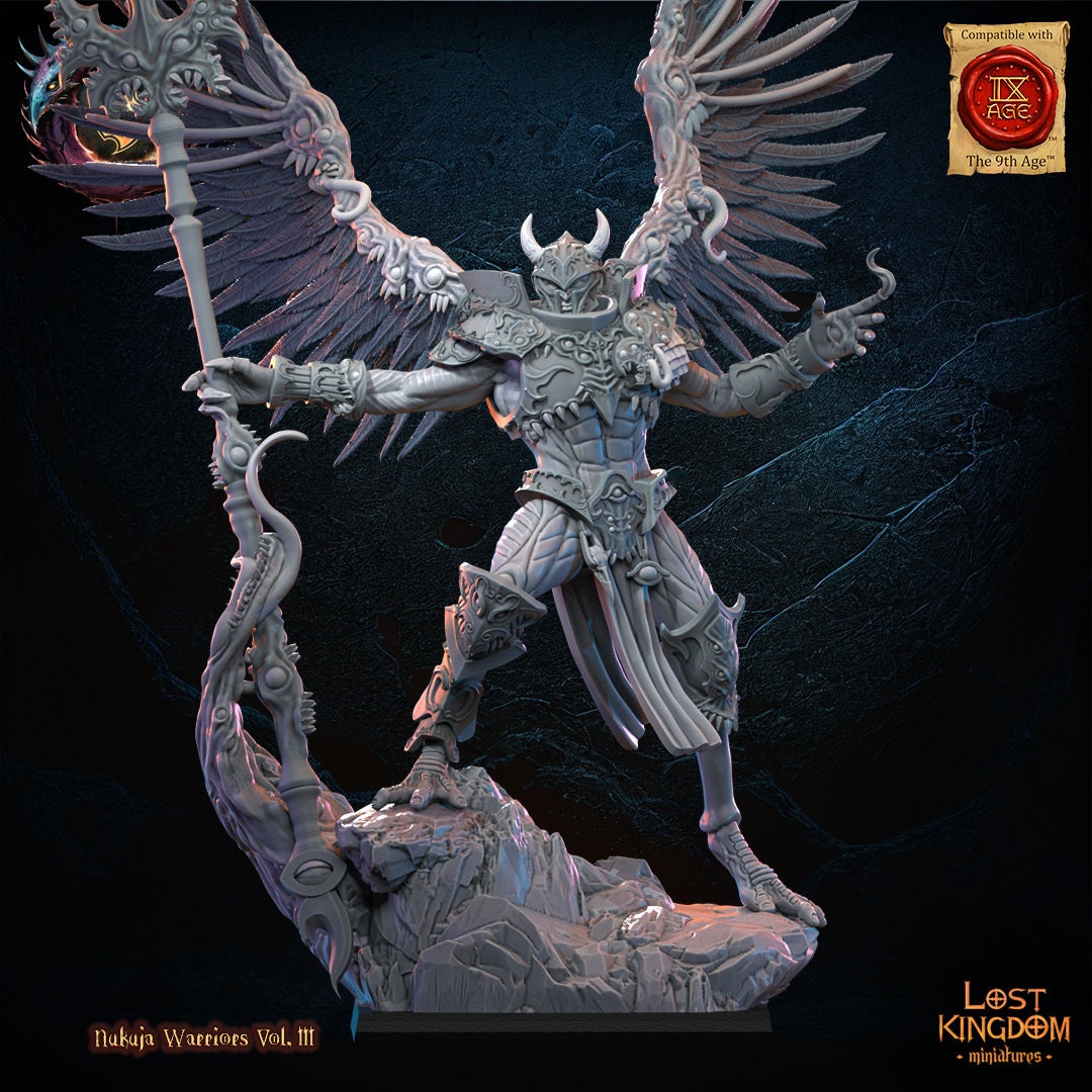 Exalted Herald of Nukuja , Lost Kingdom Miniatures - Etsy