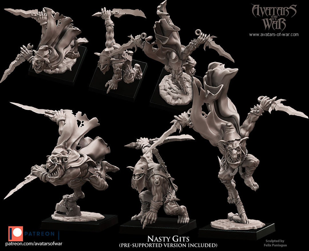 Nasty Goblins, Avatars of War - Etsy