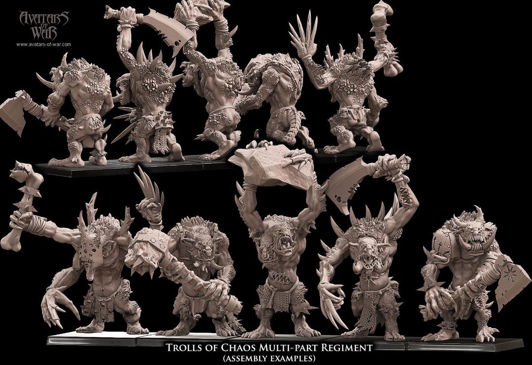 Trolls of Chaos, Avatars of War - Etsy