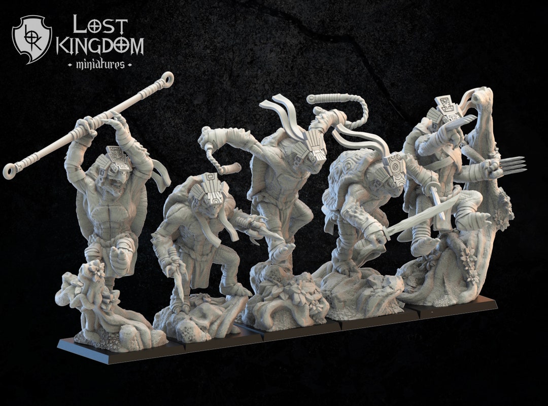 Cowabunga Ayotl Squad, Lost Kingdom Miniatures - Etsy