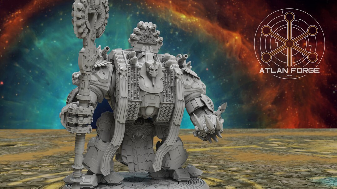 Aegyptian Royal Dreadnought, Atlan Forge - Etsy