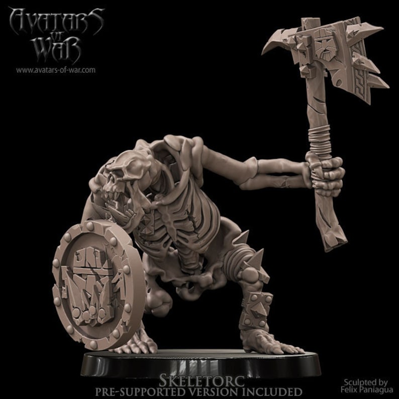 Orcs Skeleton, Avatars of War - Etsy