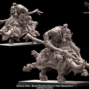 Savage Orc Boar Riders, Avatars of War - Etsy