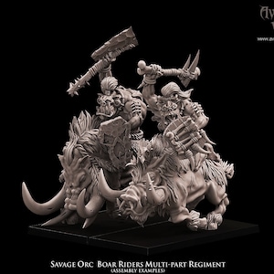 Savage Orc Boar Riders, Avatars of War - Etsy