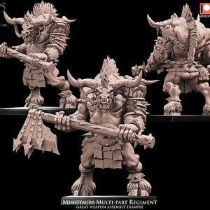 Minotaurs, Avatars of War - Etsy