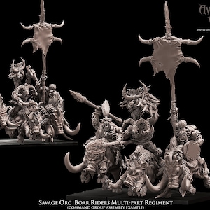 Savage Orc Boar Riders, Avatars of War - Etsy