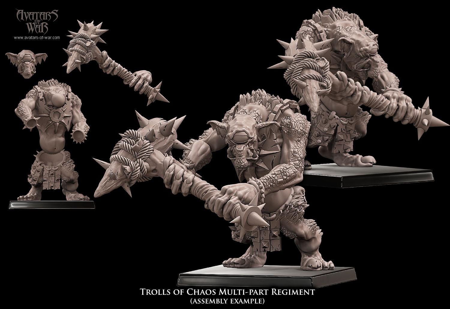 Trolls of Chaos, Avatars of War - Etsy