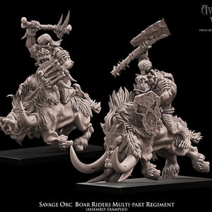 Savage Orc Boar Riders, Avatars of War - Etsy