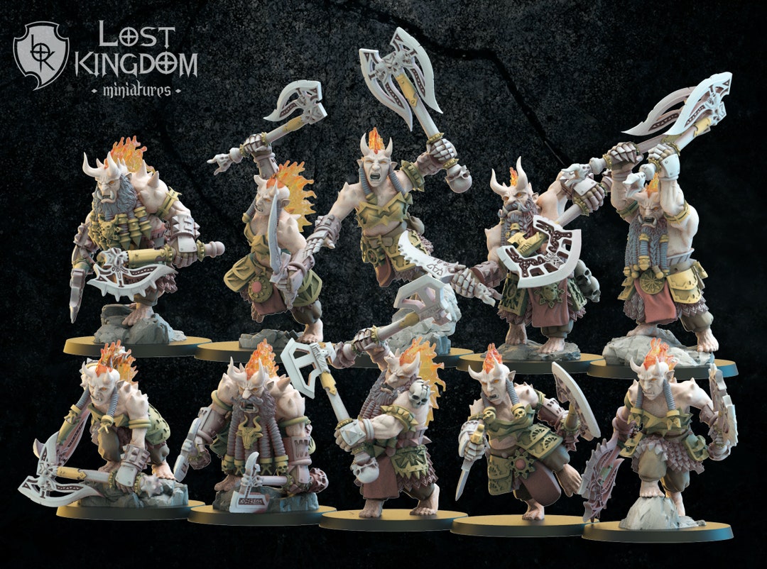Berserker Unit, Lost Kingdom Miniatures - Etsy