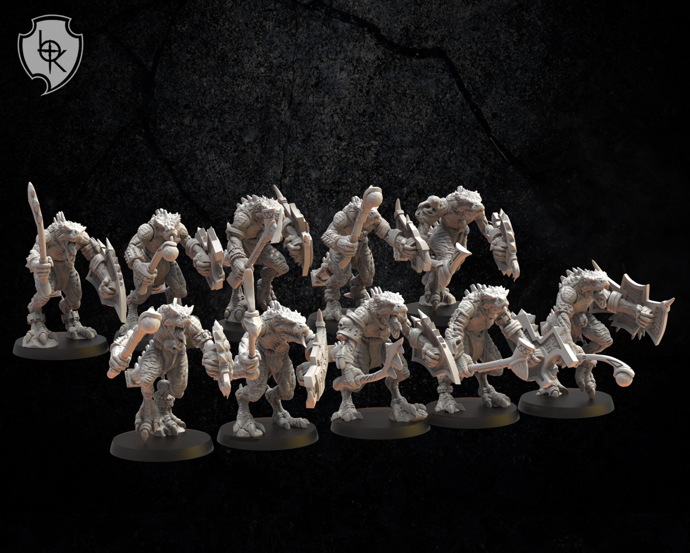 Ezocamatl Unit, Lost Kingdom Miniatures - Etsy