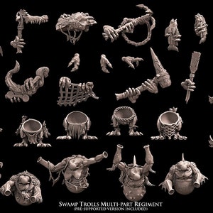 Swamp Trolls, Avatars of War - Etsy