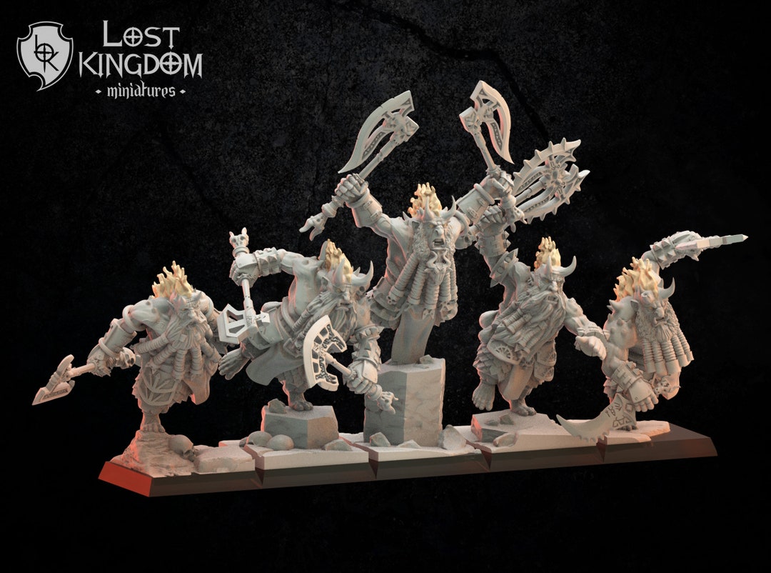 Berserker Unit, Lost Kingdom Miniatures - Etsy