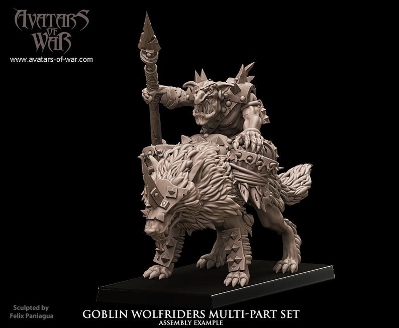 Goblin Wolf Riders, Avatars of War - Etsy