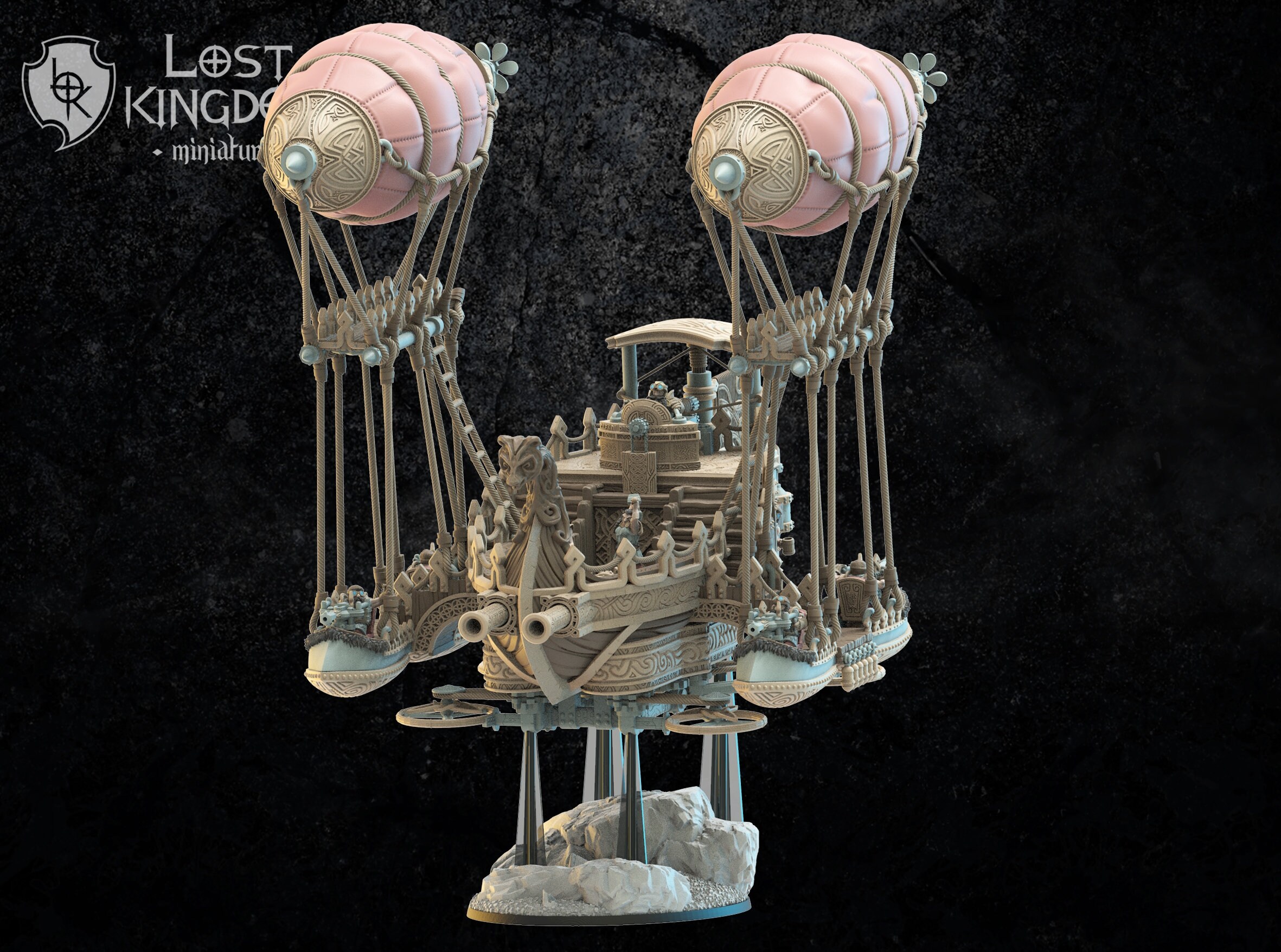 Fugl Airship, Lost Kingdom Miniatures - Etsy