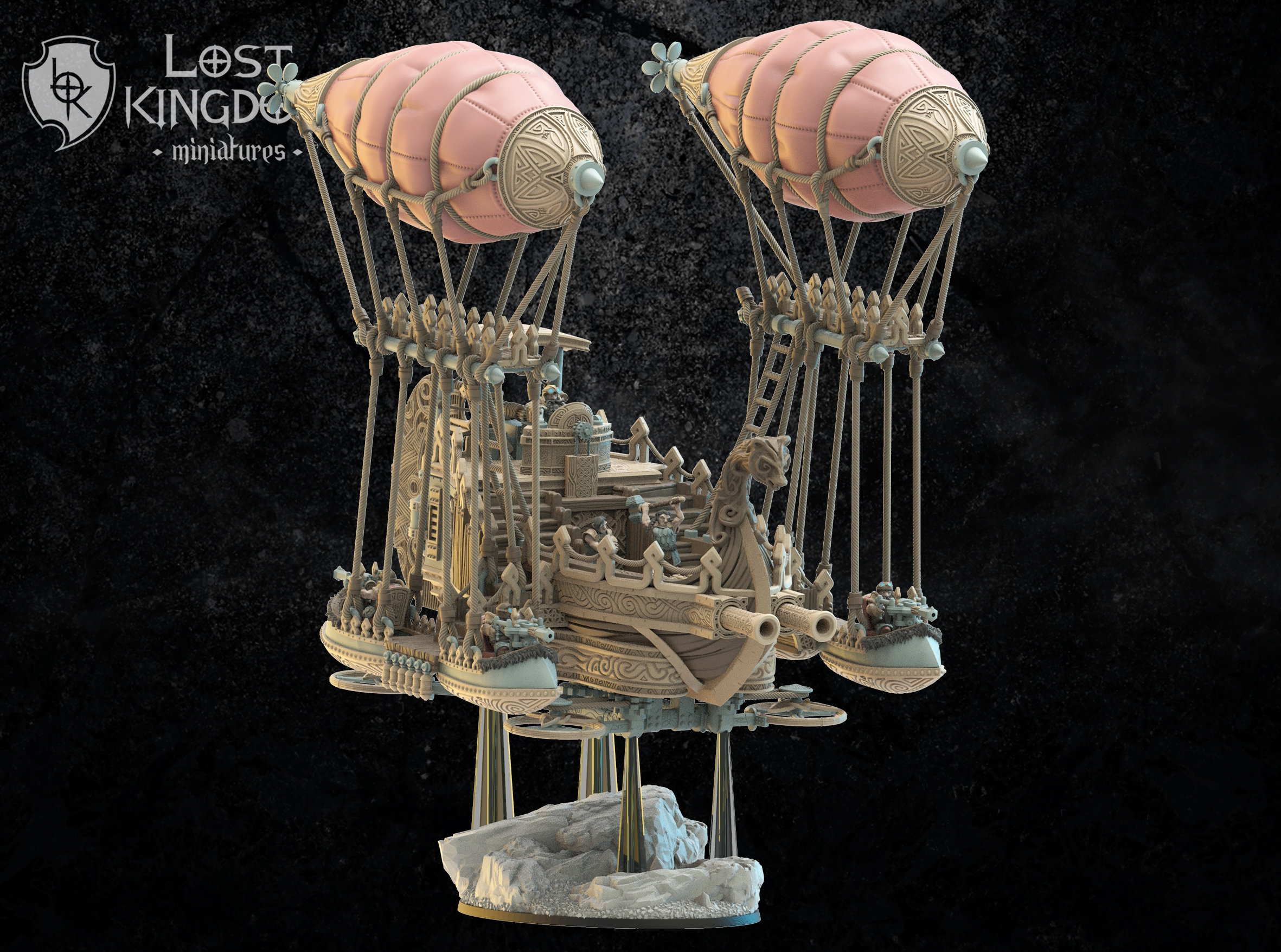 Fugl Airship, Lost Kingdom Miniatures - Etsy