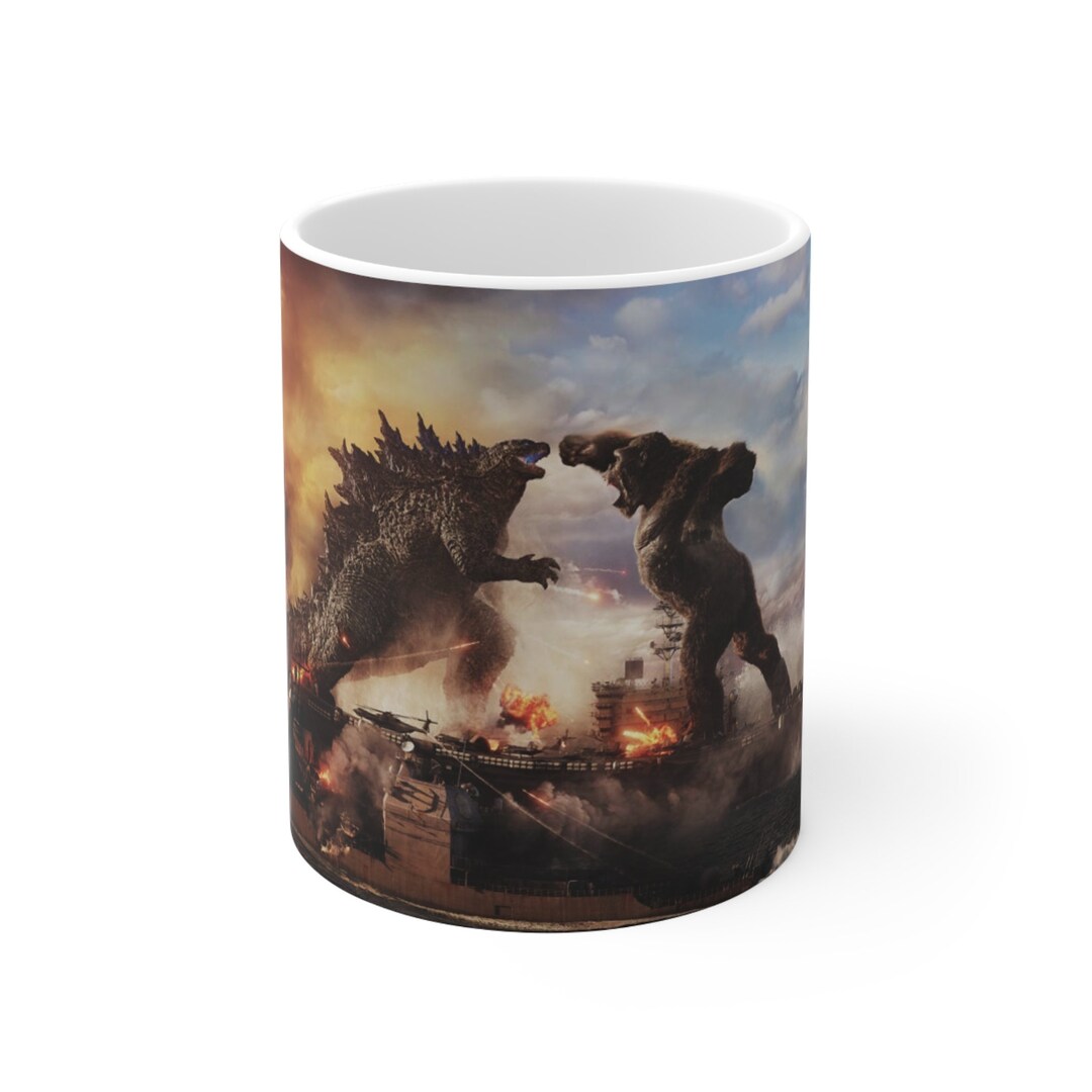 Godzilla X Kong 2024 the New Empire Ceramic Mug 11oz New Monsterverse ...