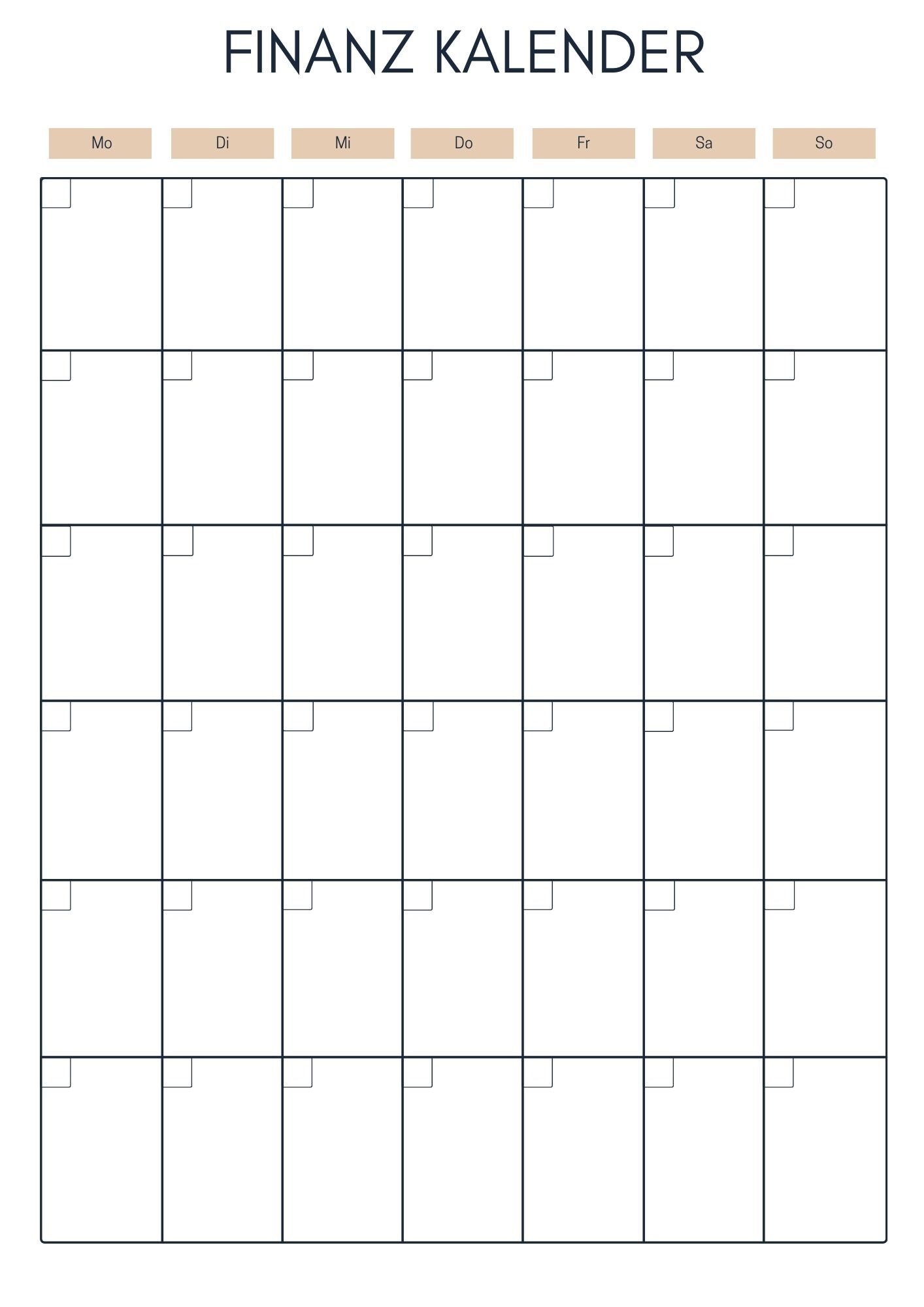 Finanzplaner 2023 Behalte Dieses Jahr Den Überblick über Deine Finanzen ...