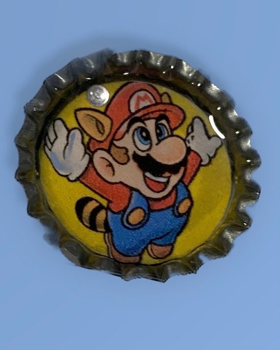 Super Mario Bros 3 Magnetic Bottle Cap Choker Necklace Combo - Etsy