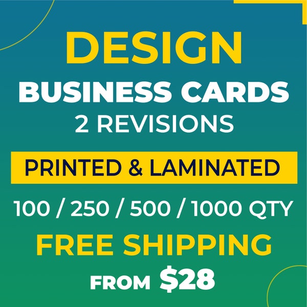 Business Card Design - Etsy