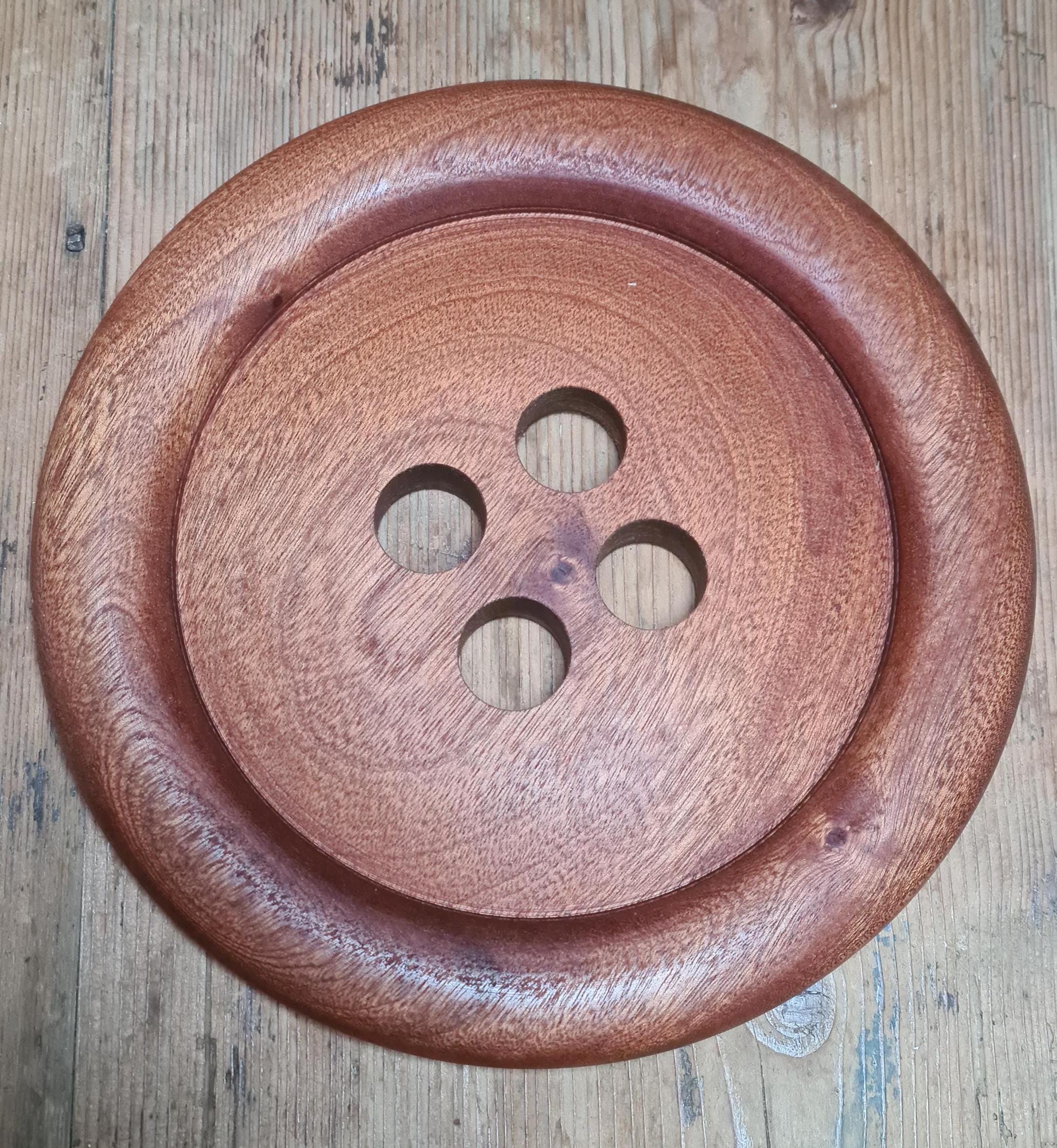 Giant Wooden Button - Etsy