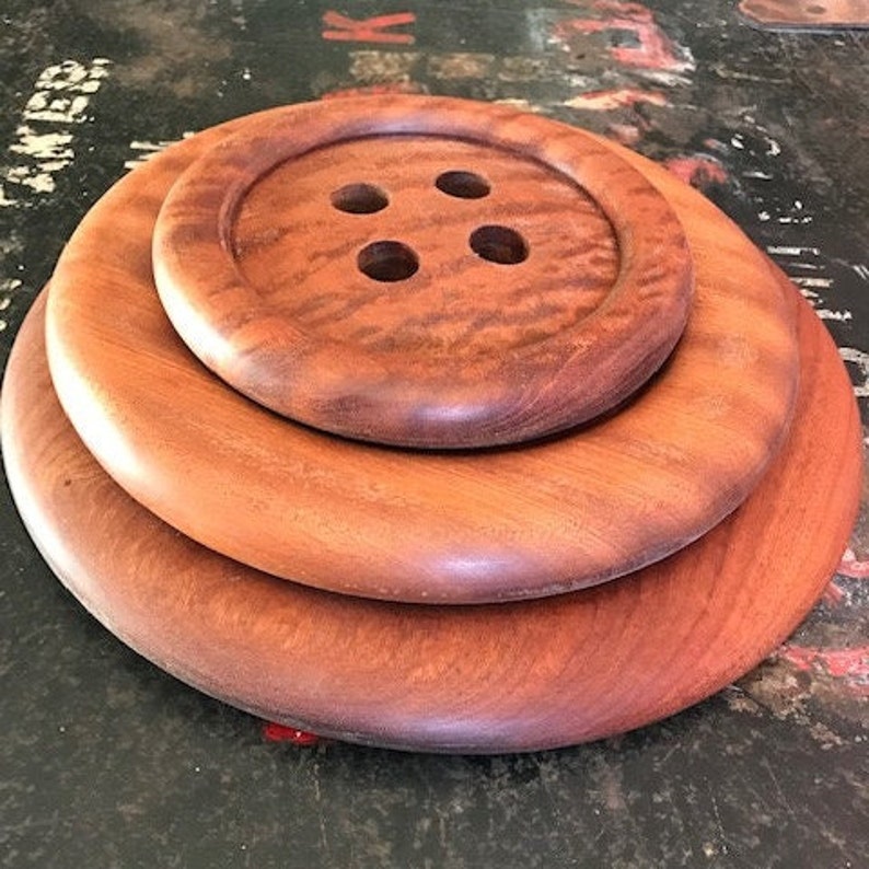 Giant Wooden Button - Etsy