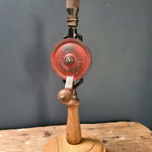 Vintage Hand Drill Candle Stick/ Holder - Etsy