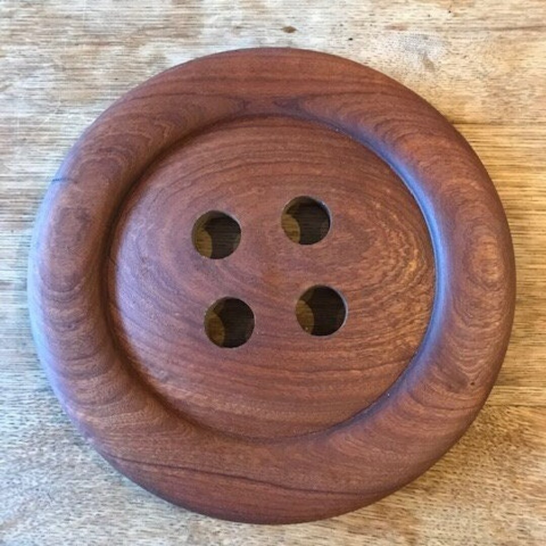 Giant Wooden Button - Etsy