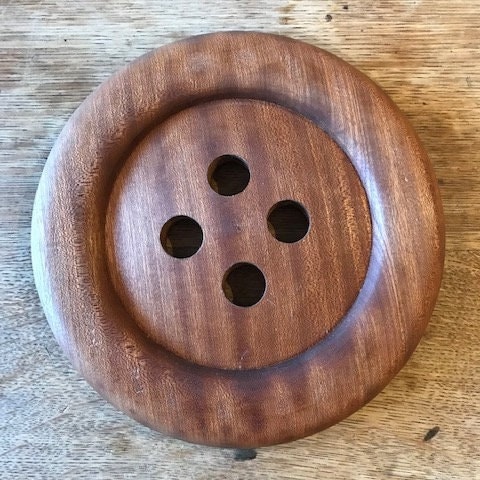 Giant Wooden Button - Etsy