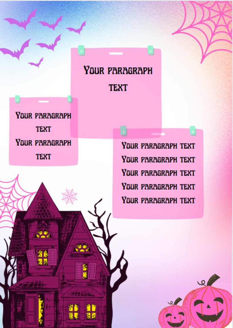 Editable Halloween Invitation Template (canva Free) - Etsy