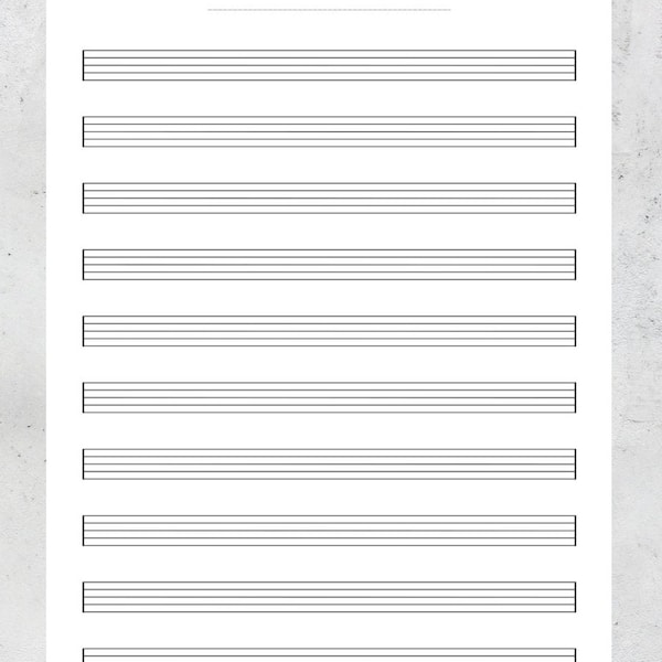 Blank Blank Manuscript Template - Etsy