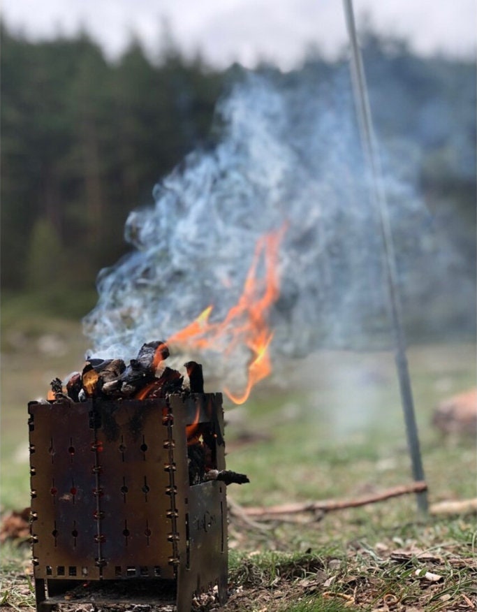 Fire Box Fire Pit Firebox Foldable Firebox Fire Box With - Etsy