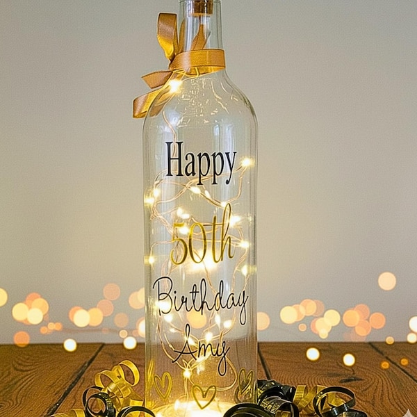 Light up Bottle - Etsy UK