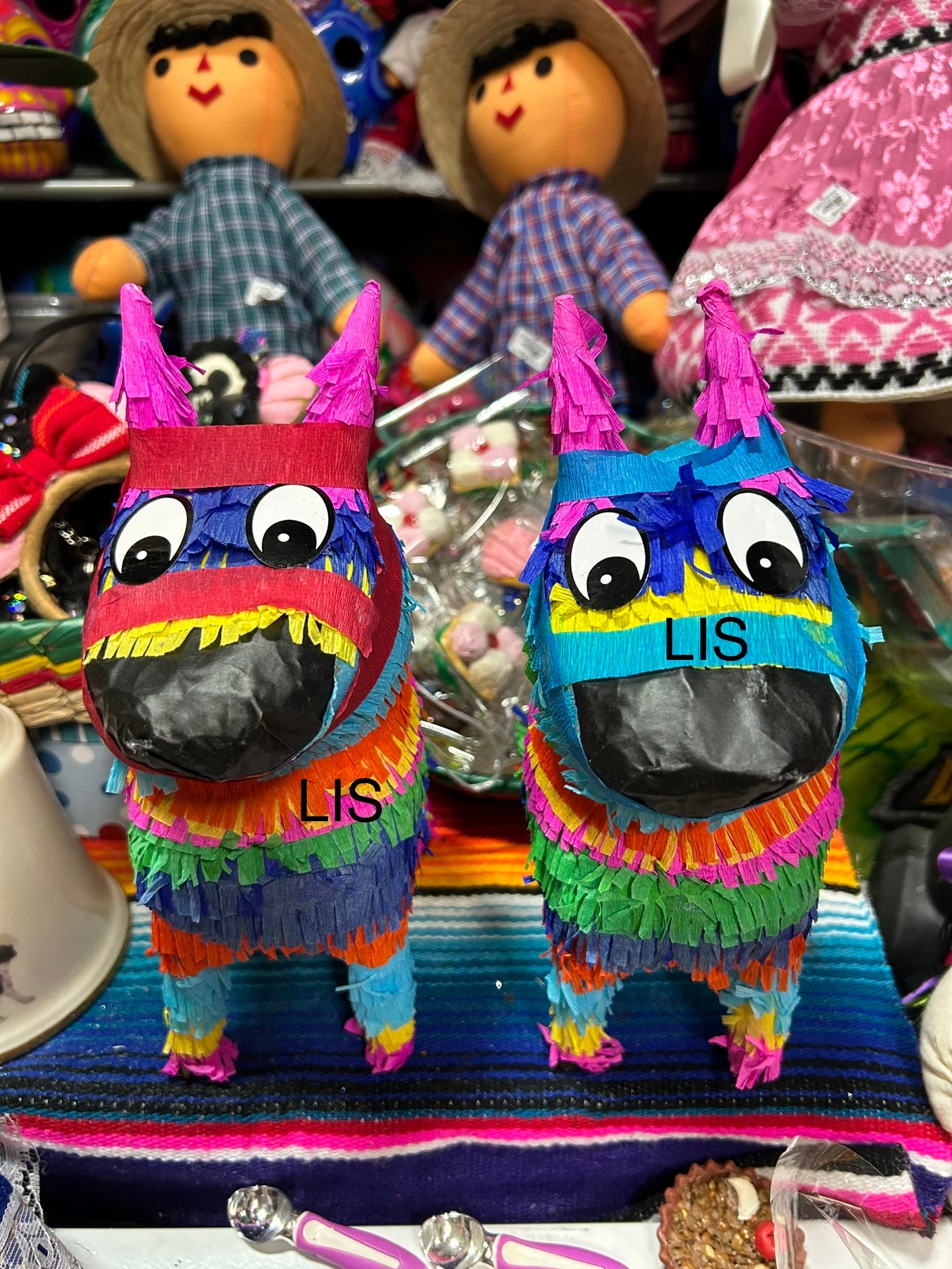 Multi-color Piñata, Bull Piñata, Mini Piñata - Etsy