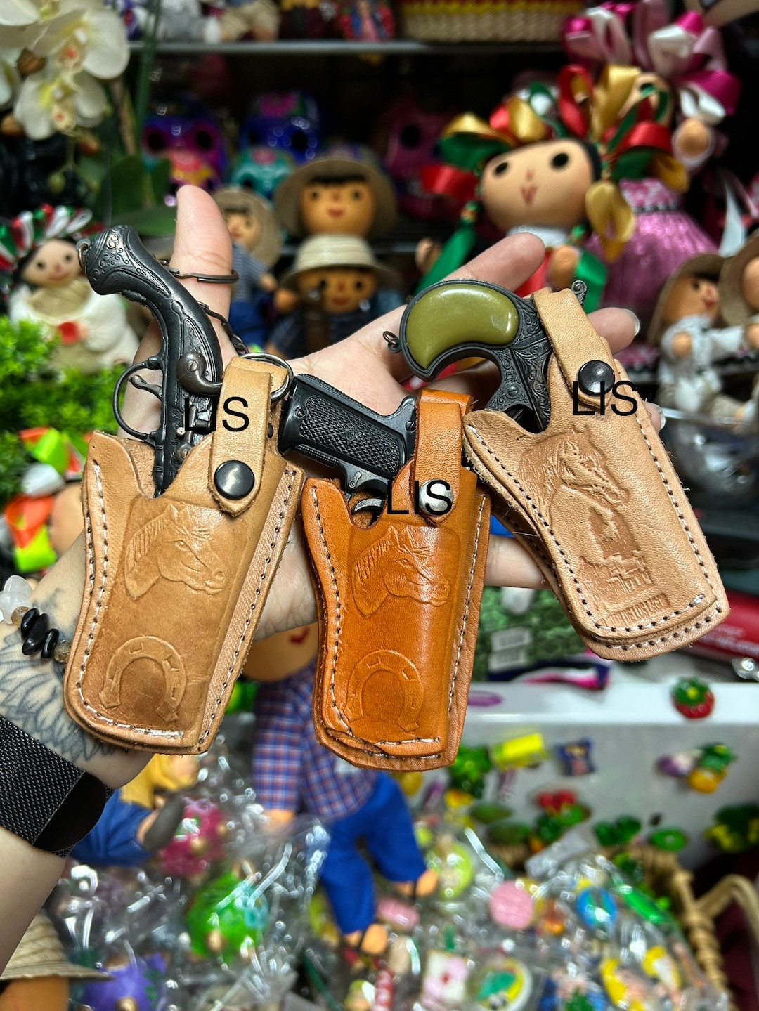 Miniature Hand Gun Keychain, Keychain - Etsy