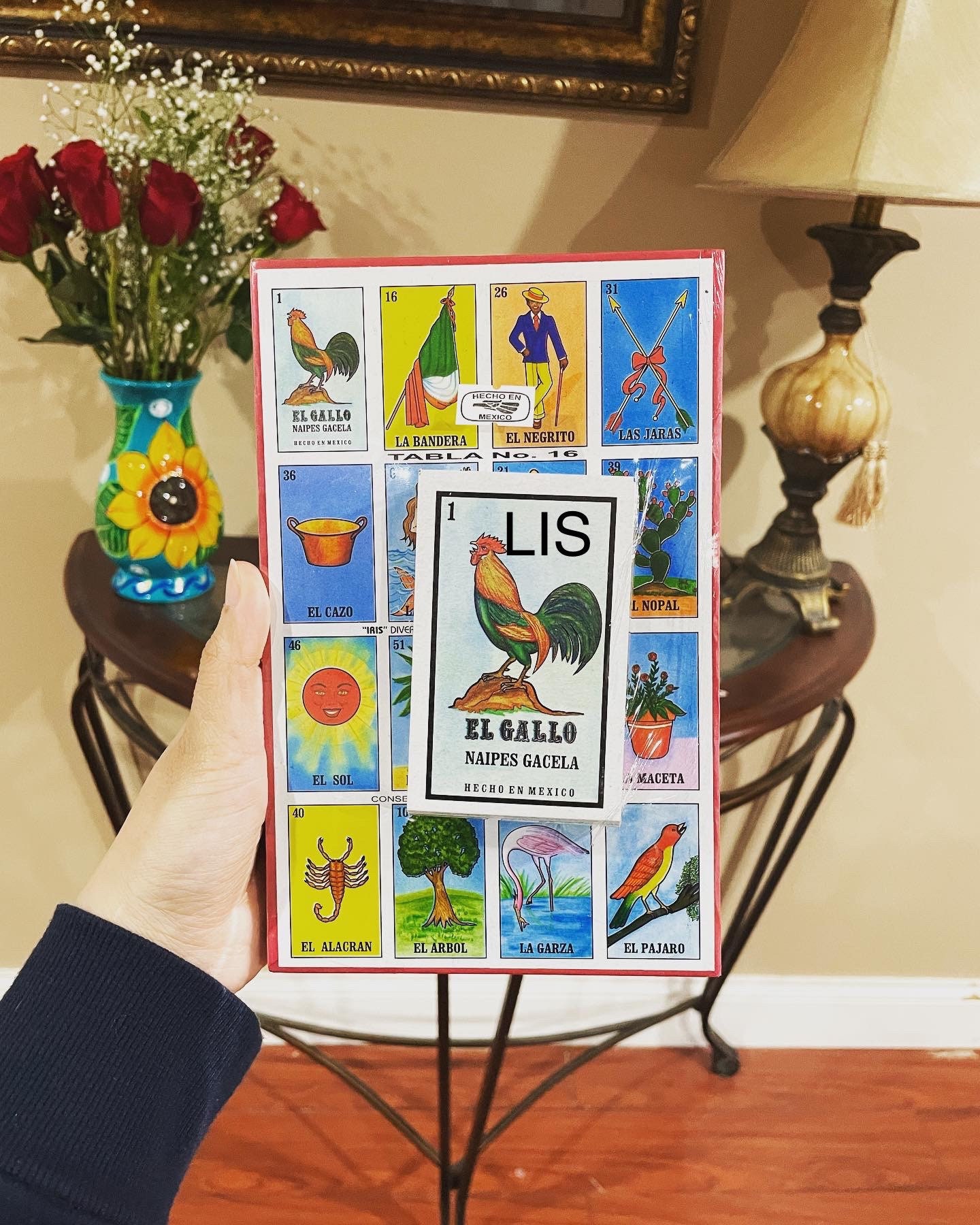 Authentic Mexican Bingo. Traditional Original Lotería. Bingo Game Deck ...