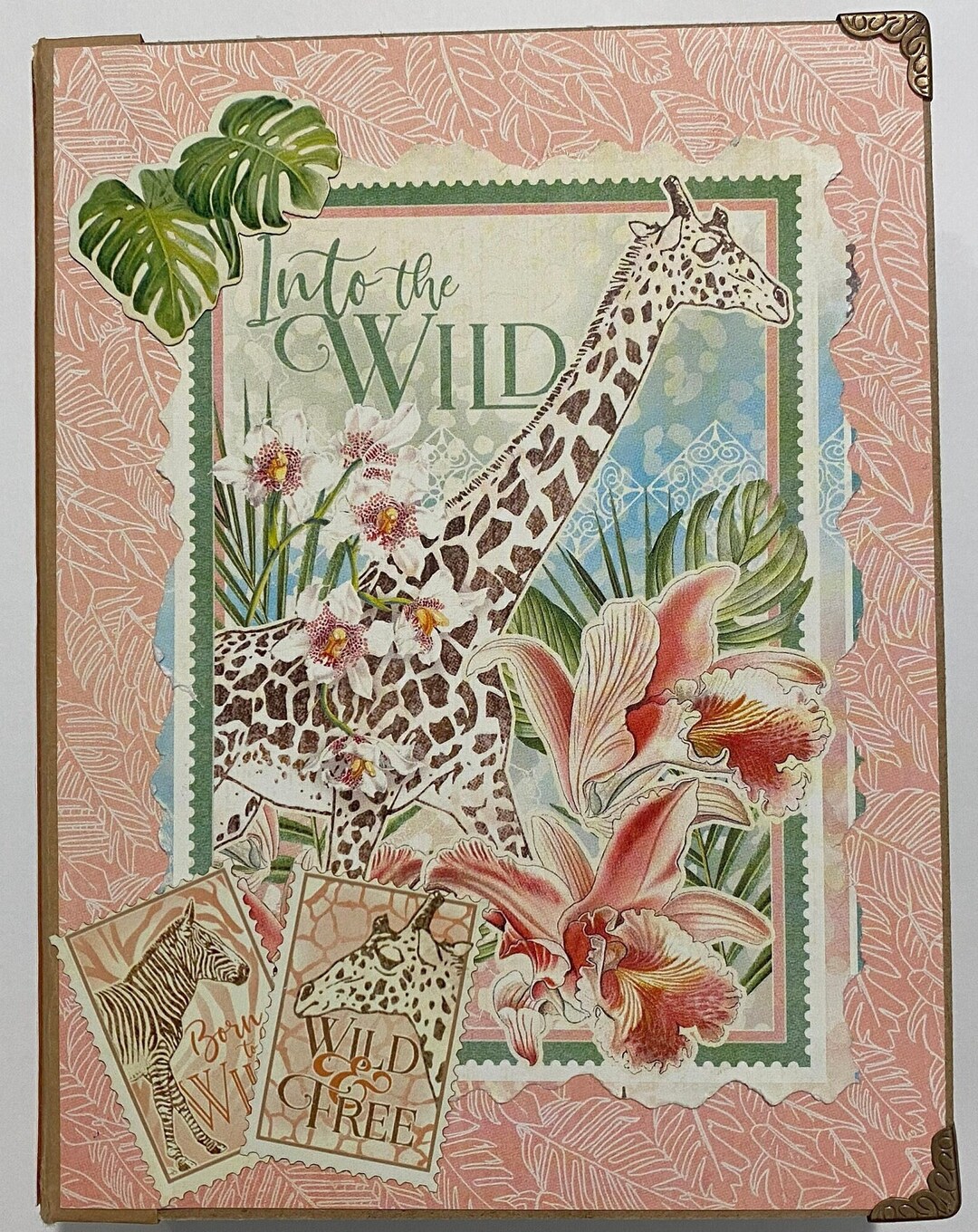 Handmade Memory Album Using Graphic-45's “wild & Free” Paper Collection ...