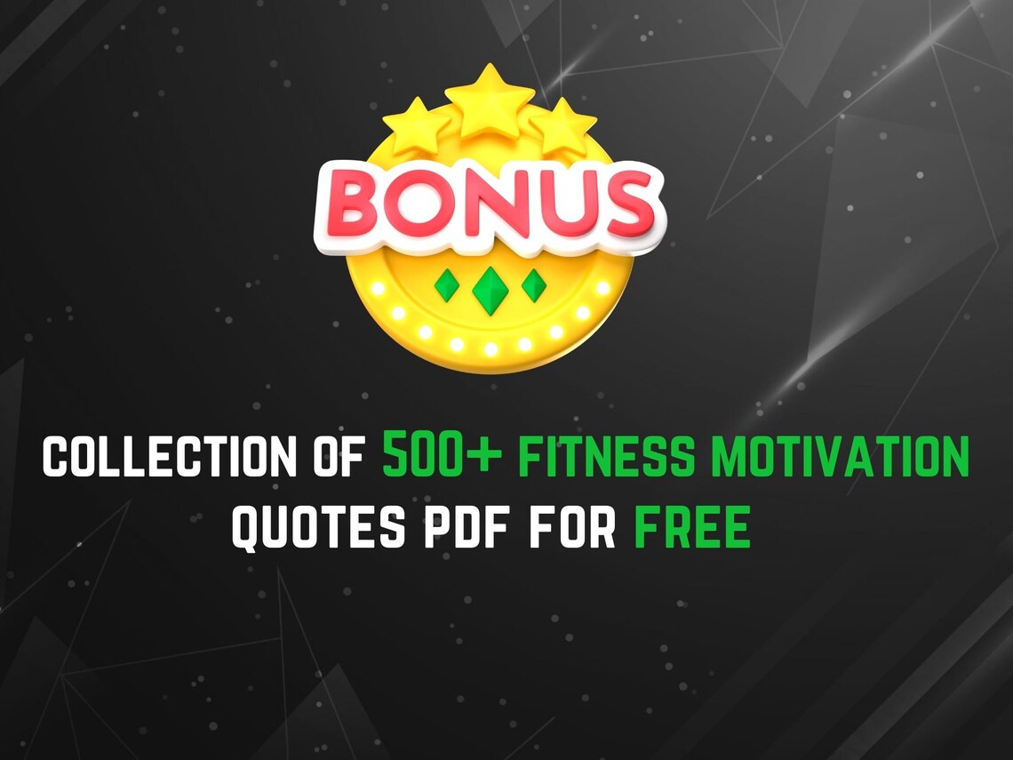 100 Fitness Motivation Instagram Post Templates, Gym Quotes, Canva ...