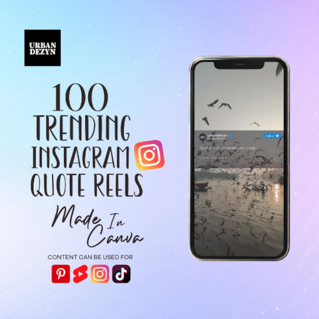 100 Positive Motivation Video Quote Pack Fully Editable - Etsy