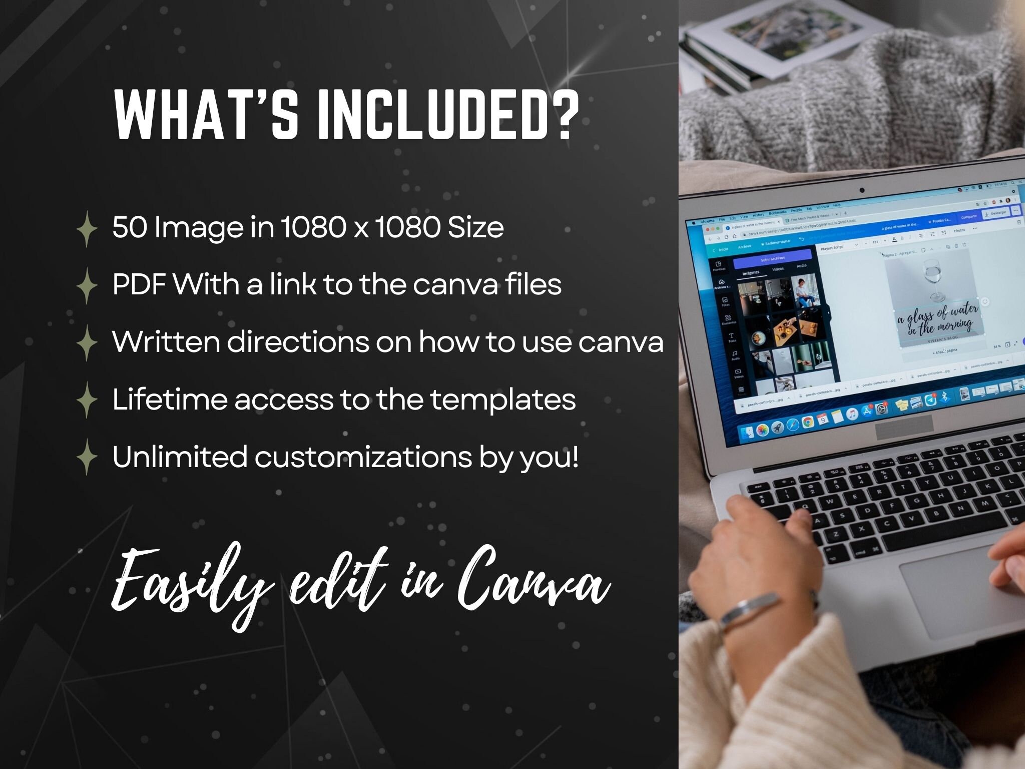 100 Fitness Motivation Instagram Post Templates, Gym Quotes, Canva ...