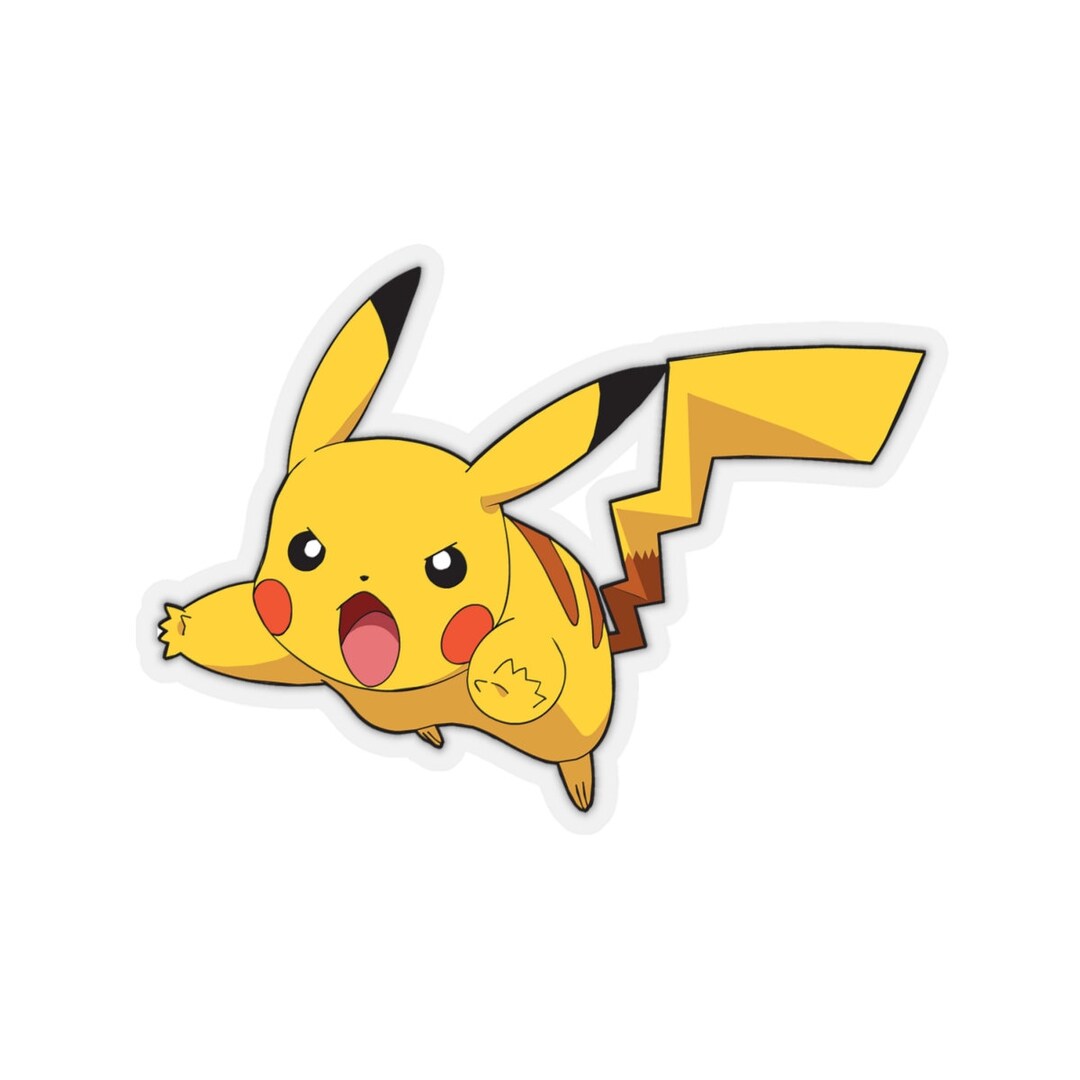 Pikachu Peeking Vinyl Decal Car Window or Bumper Sticker - Etsy