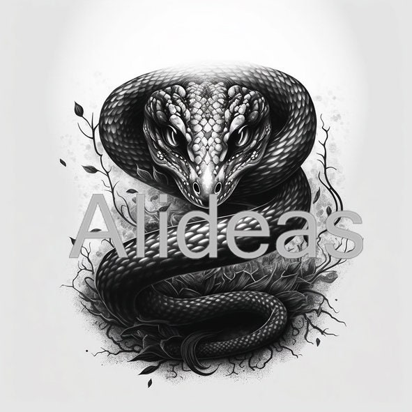 Snake Head Tattoo Design