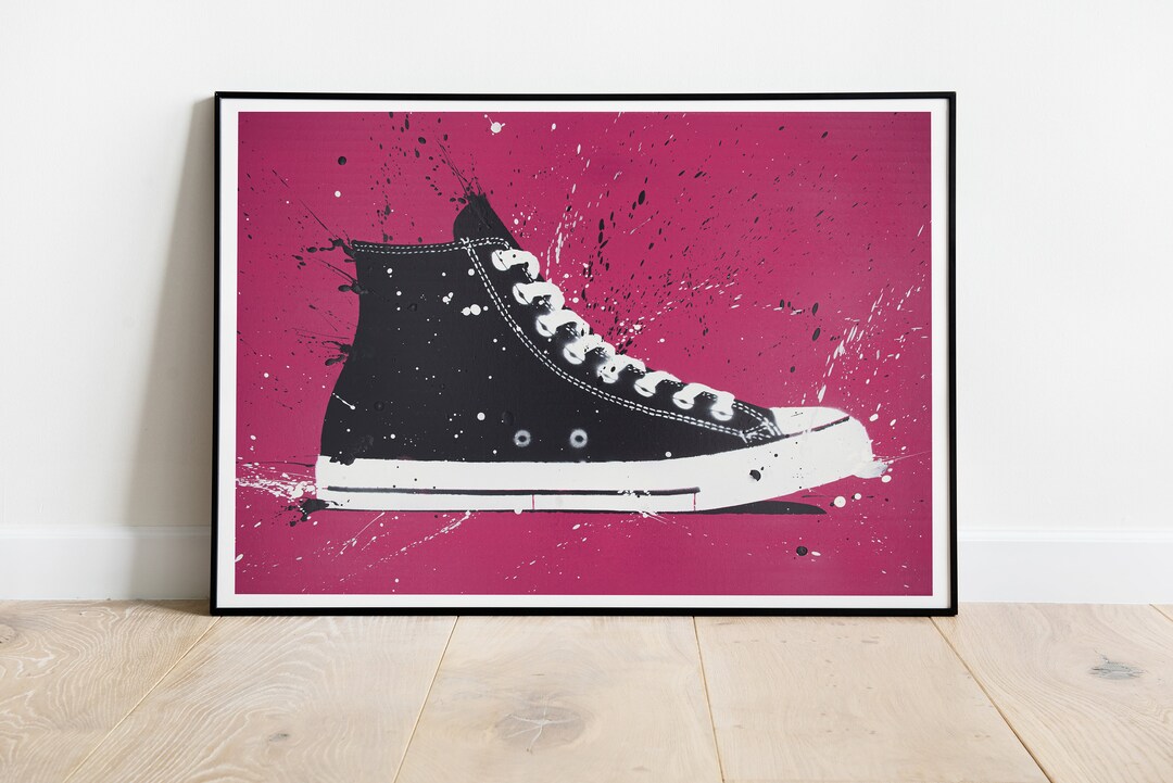 Converse All Star Sneaker Poster Graffiti Art Limited and Signed Art ...
