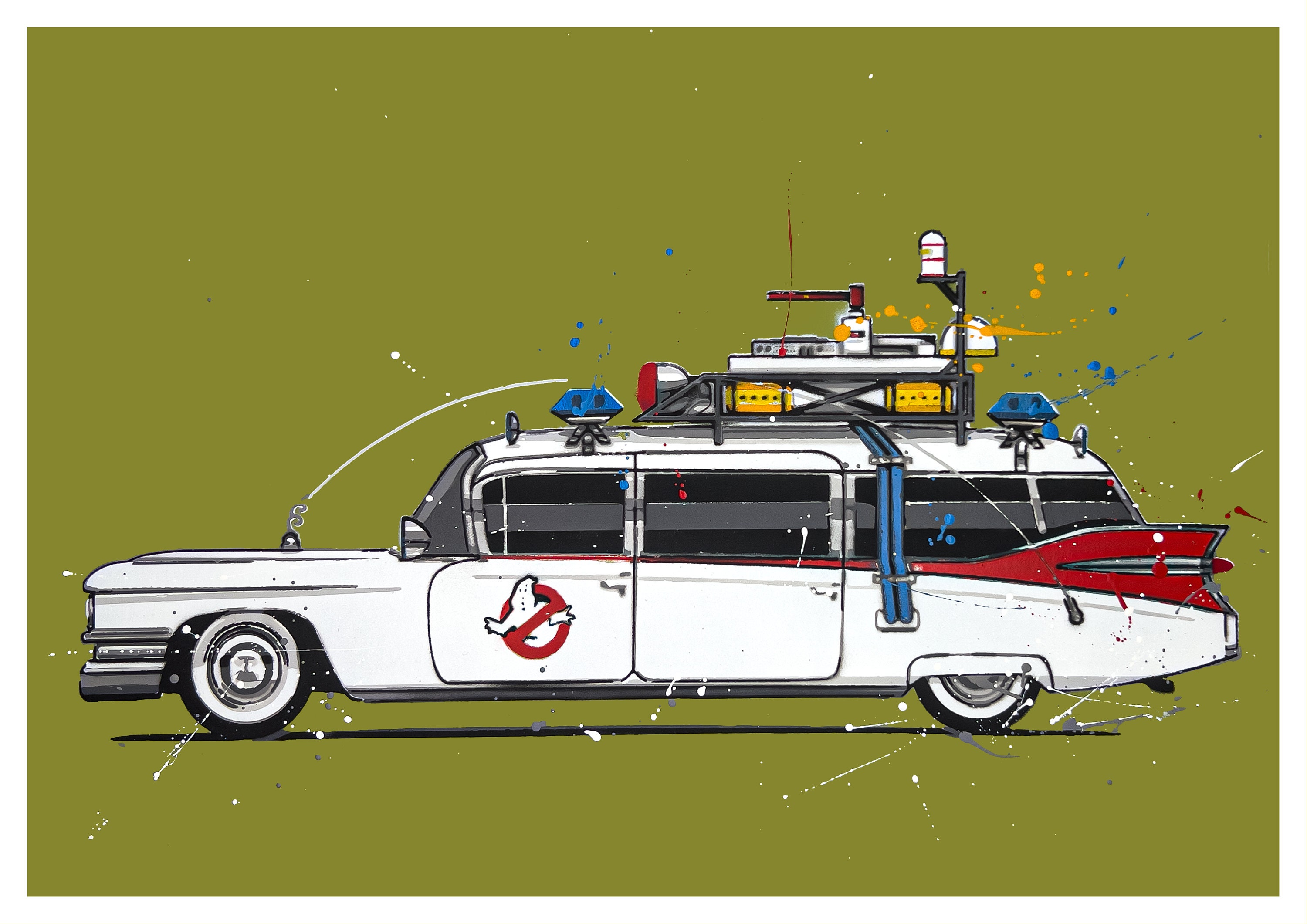 Ghostbusters Limited Painting Graffiti Street Art Print Pop Art Stencil ...