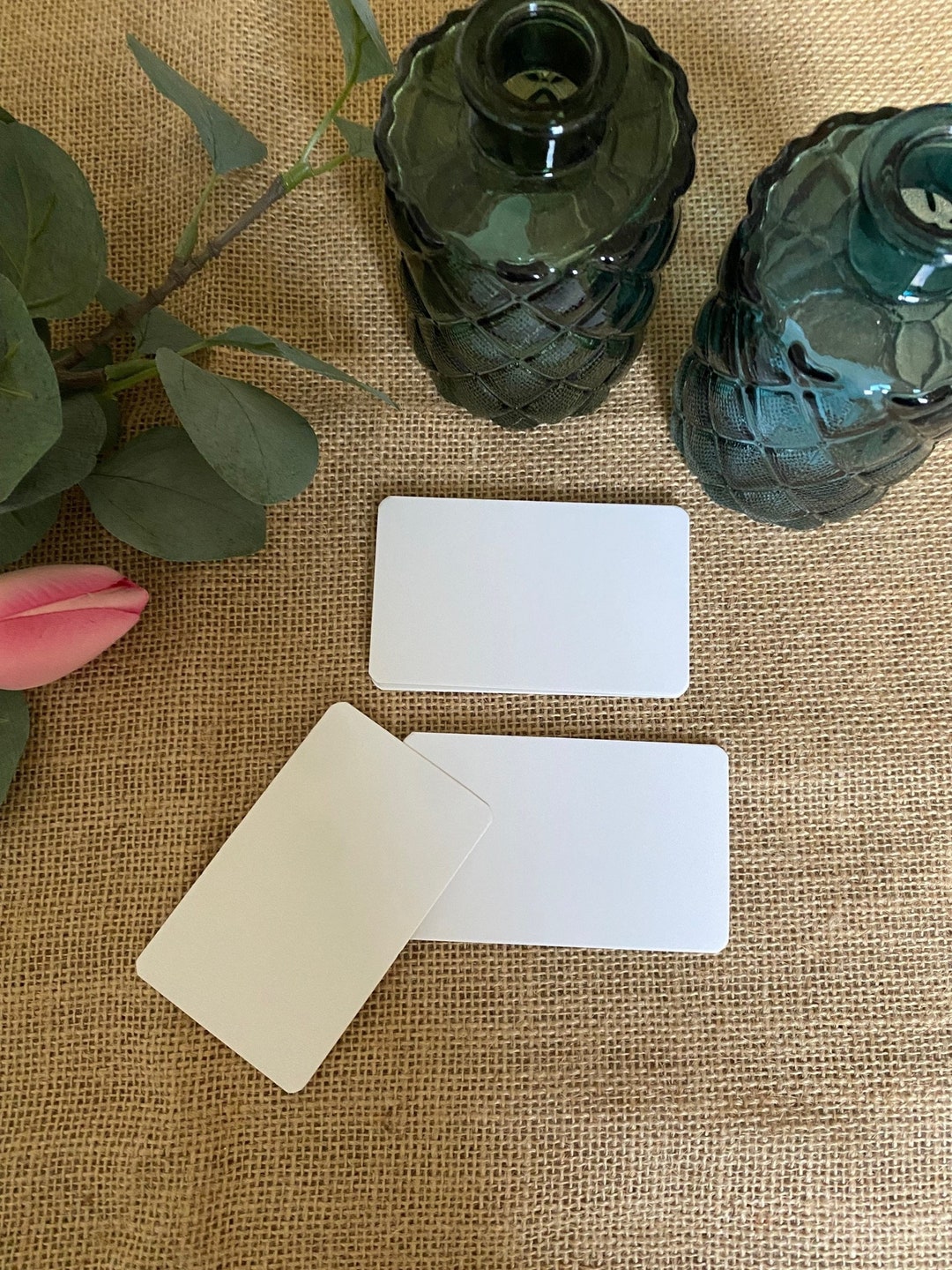Blank Kraft Paper Cards Business Cards DIY Flash Cards Gift Message ...