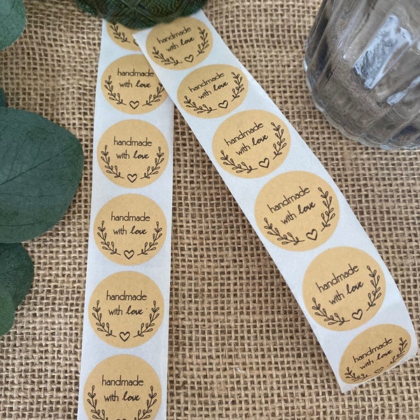 Kraft Stickers - Etsy