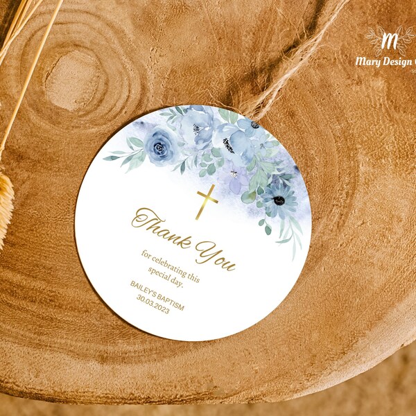 Baptism Tag - Etsy