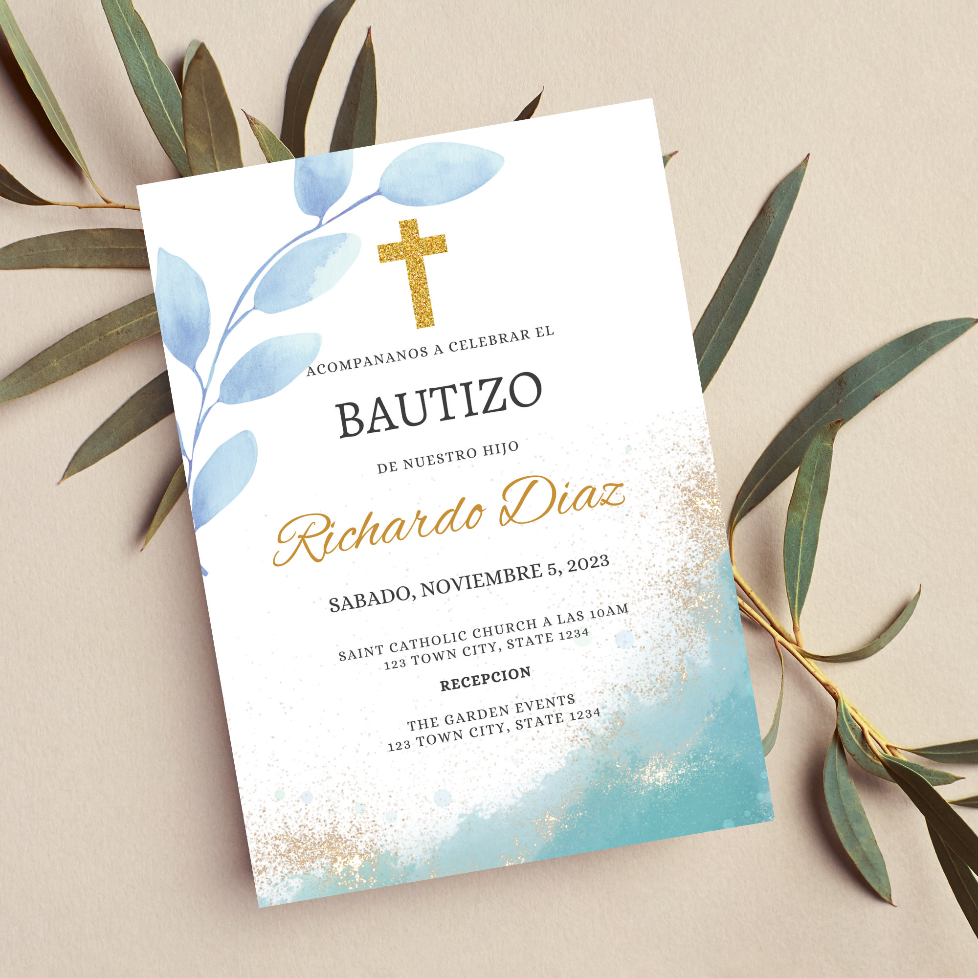Spanish Baptism Invitation Wording Samples