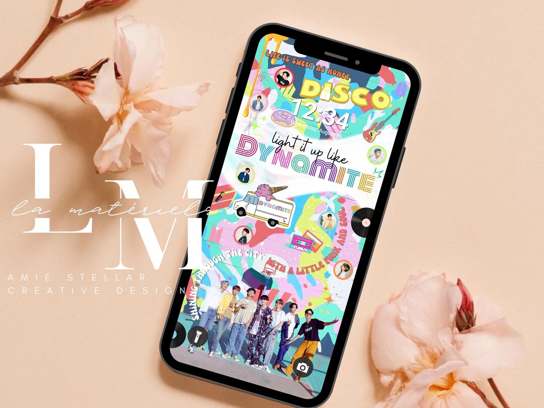 BTS Dynamite iPhone Wallpaper Android Wallpaper Ios Wallpaper and Home Screen Lock Screen ...